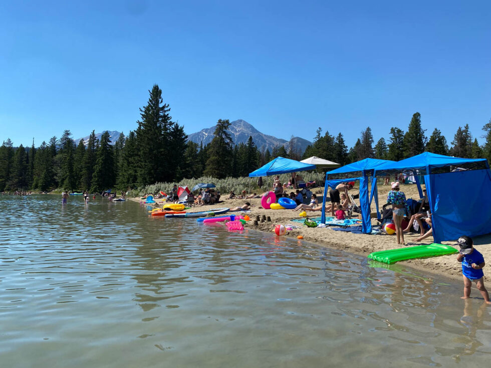 Jasper National Park Swimming - Canadian Rockies Travel Guide